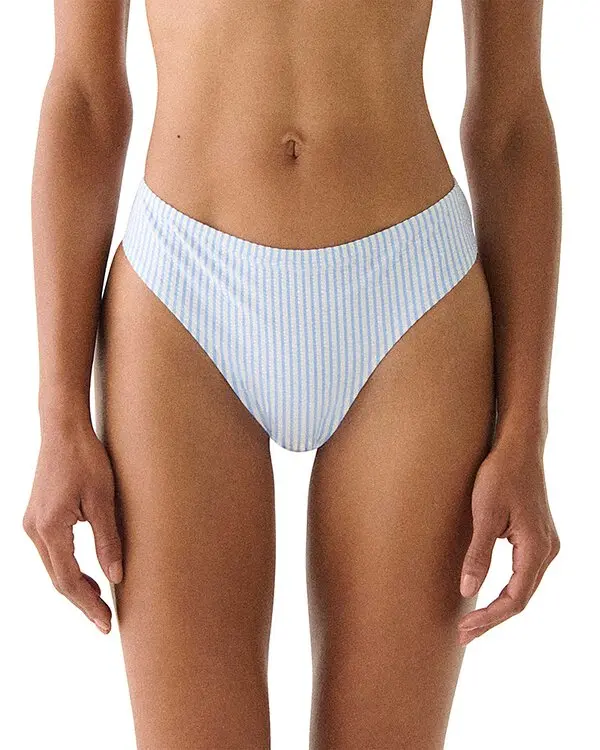 Kate Spade New York High Cut Bikini Bottom - Diamond Blue