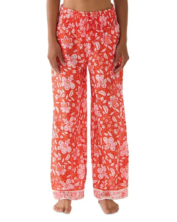 Kate Spade New York Wide-leg Cover-up Pants - Goji Berry