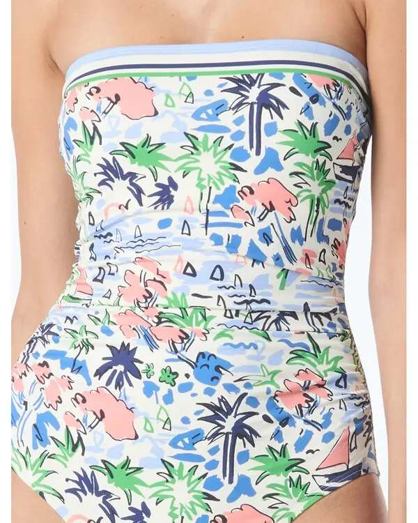 Kate Spade New York Bandeau One Piece Swimsuit