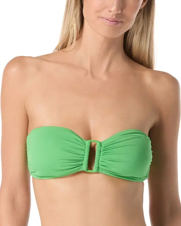 Kate Spade New York Ring Front Bra Bikini Top - Shamrock