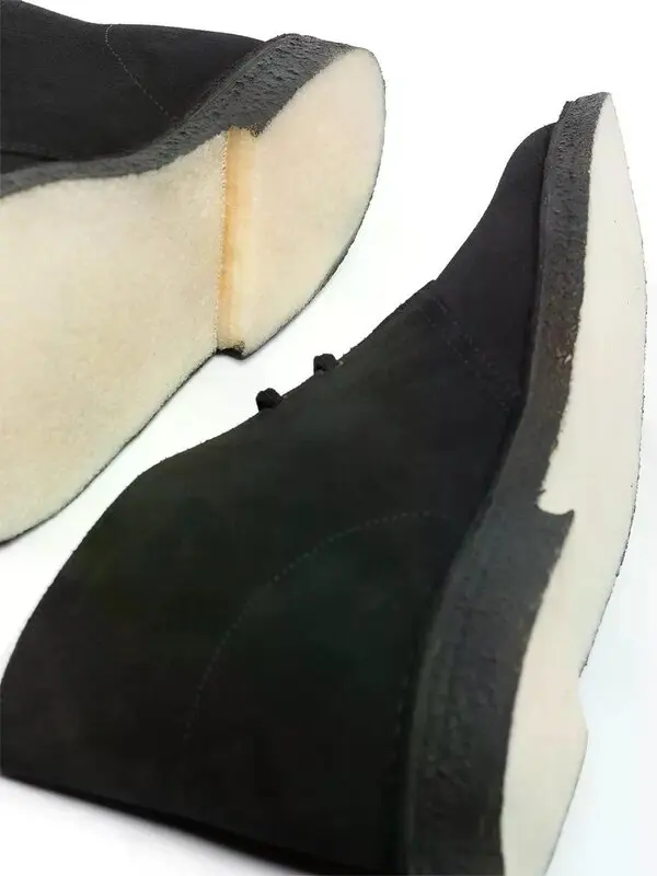 Clarks Suede Desert Boots - Black