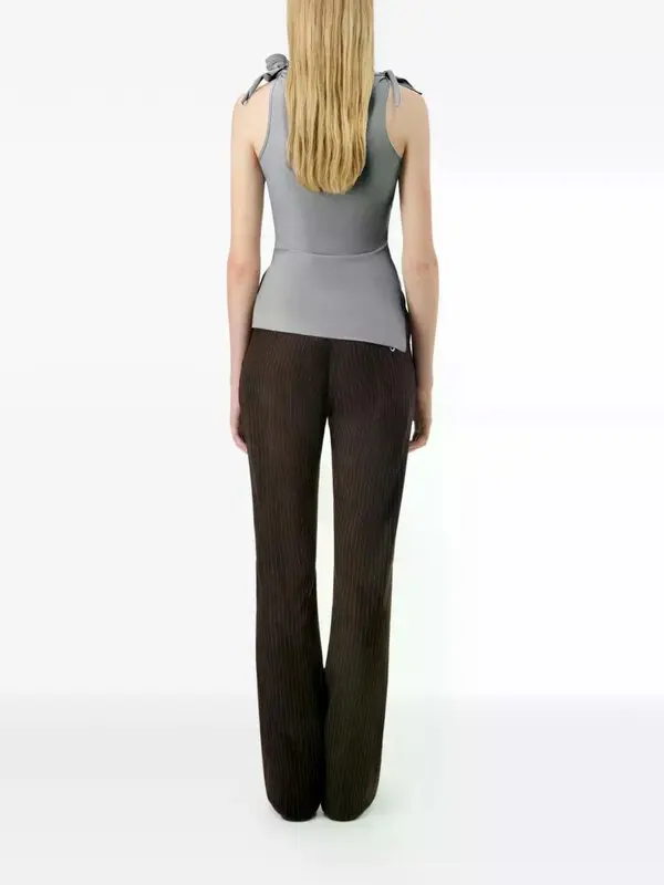 Coperni Knotted Flower Top - Grey