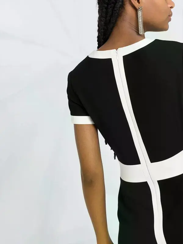 Philipp Plein Contrast-trim Mini Dress