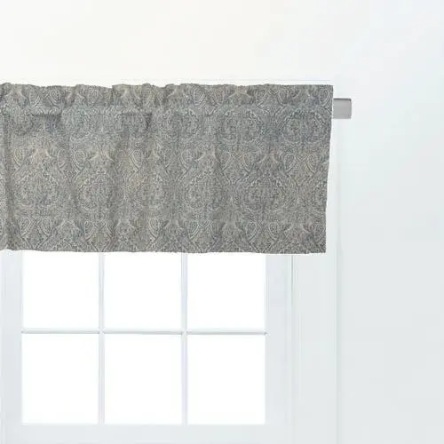 Carol & Frank Desiree Vintage 100% Cotton Set Of 2 Window Valances 15" X 72"