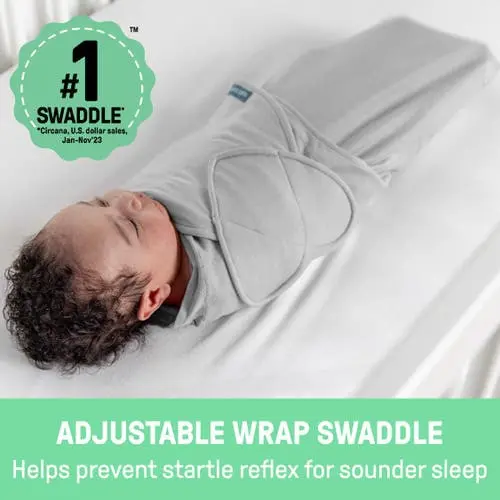 INGENUITY Swaddleme Monogram Collection Baby Swaddle
