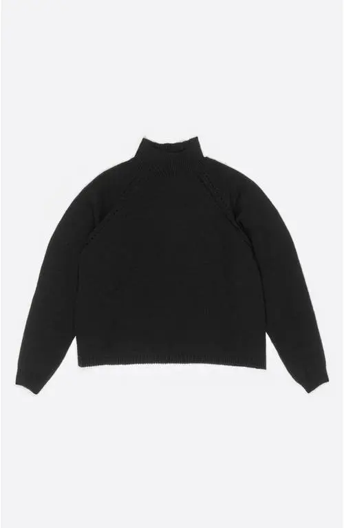 Bimba Y Lola Wool High Neck Sweater - Black