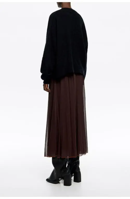 Bimba Y Lola Flared Midi Skirt