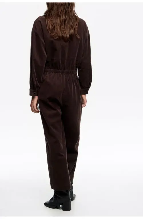 Bimba Y Lola Ankle-length Jumpsuit With Adjustable Waist