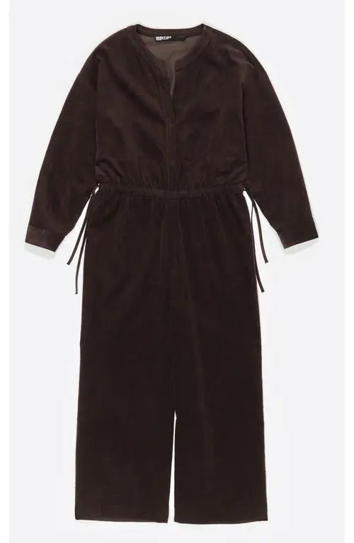 Bimba Y Lola Ankle-length Jumpsuit With Adjustable Waist
