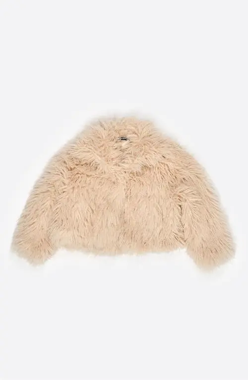 Bimba Y Lola Short Faux Fur Jacket