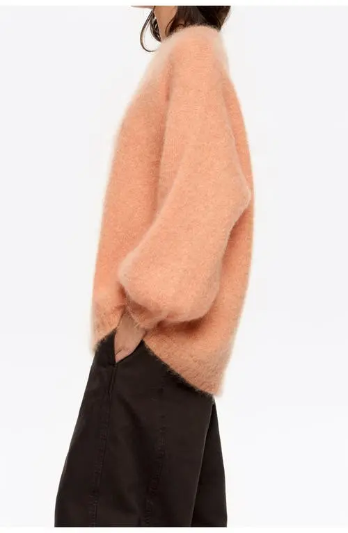 Bimba Y Lola Oversized Mohair-blend Sweater