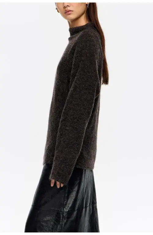 Bimba Y Lola Mohair-blend High-neck Sweater