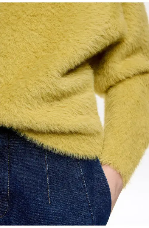 Bimba Y Lola Fur High Neck Sweater
