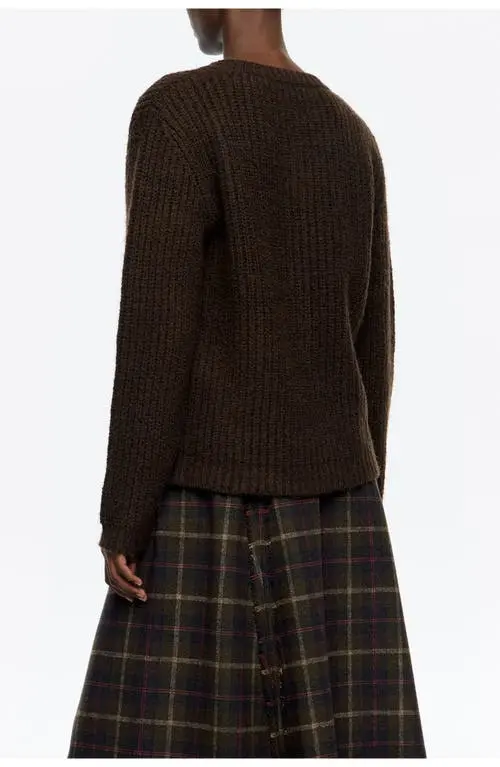 Bimba Y Lola Fitted Cardigan - Brown