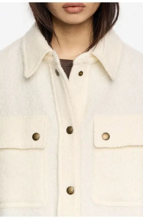 Bimba Y Lola Oversize Wool Overshirt