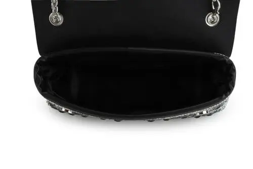 LAUREN LORRAINE Studded Fold-over Bag With Sunflower Embellishments