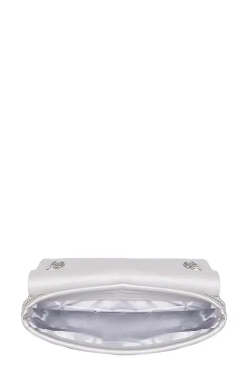 LAUREN LORRAINE Studded Fold-over Bag With Sunflower Embellishments
