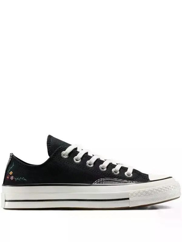 CONVERSE Chuck 70 Floral Embroidered Sneakers - Black