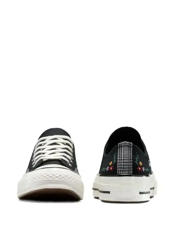 CONVERSE Chuck 70 Floral Embroidered Sneakers - Black