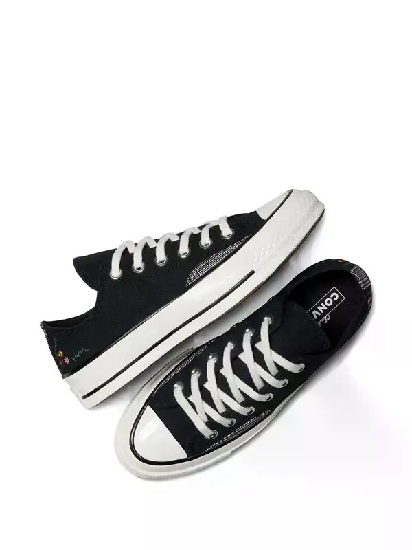 CONVERSE Chuck 70 Floral Embroidered Sneakers - Black
