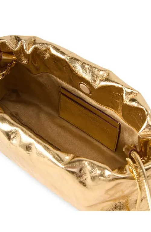 Veronica Beard Small Metallic Stash Bag
