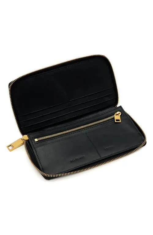 ALLSAINTS Lena Zip Wallet - Black