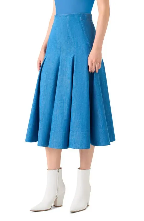 Akris Godet Flared Skirt