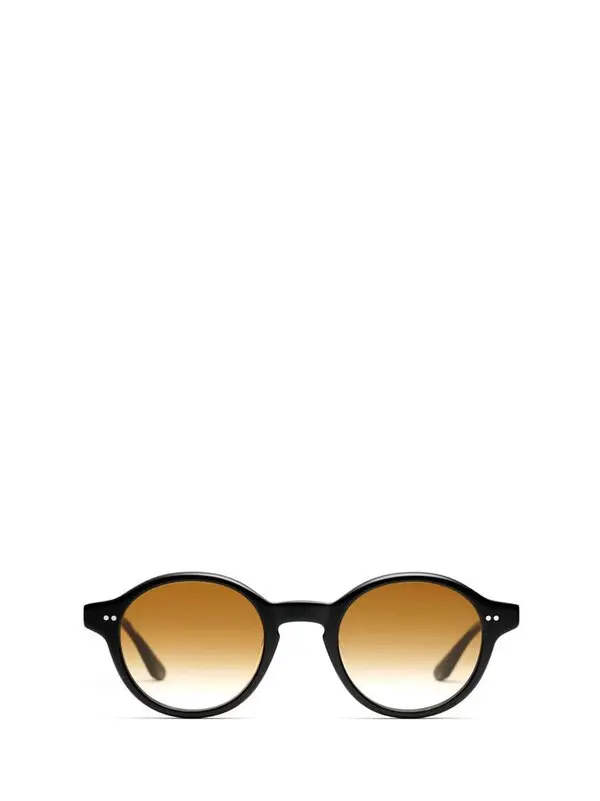 PETER AND MAY Rounded Sunglasses - Black / Miel Gradient