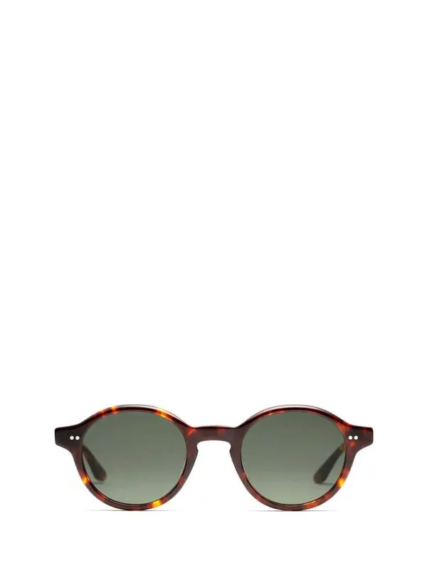 PETER AND MAY Rounded Tortoiseshell Sunglasses - Tortoise / G15