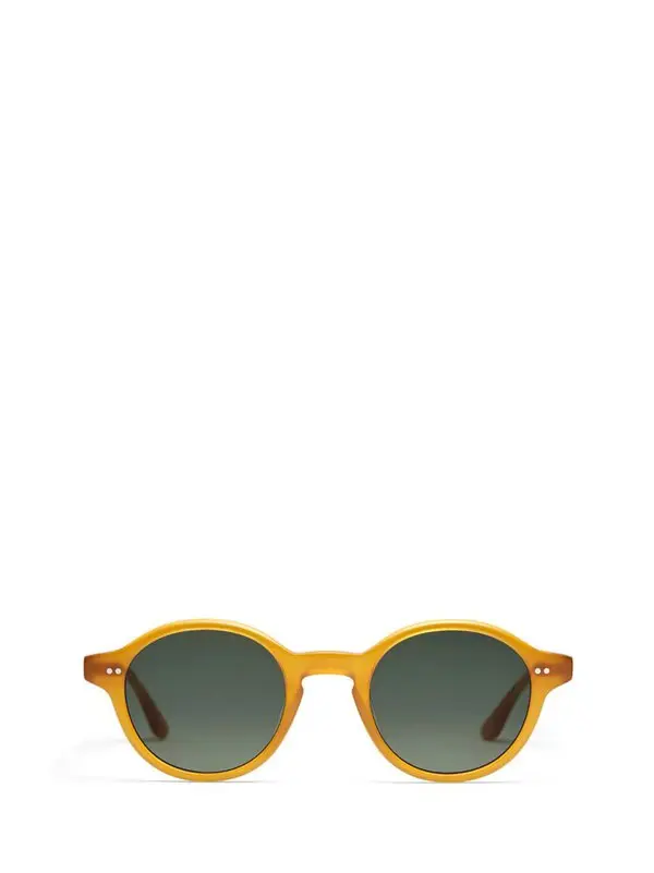PETER AND MAY Rounded Sunglasses - Honey / G15