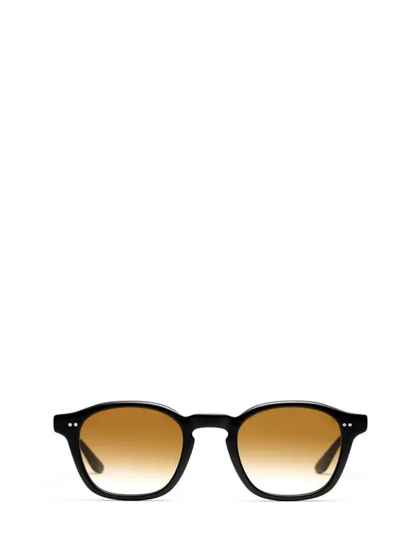 PETER AND MAY Rounded Sunglasses - Black / Miel Gradient
