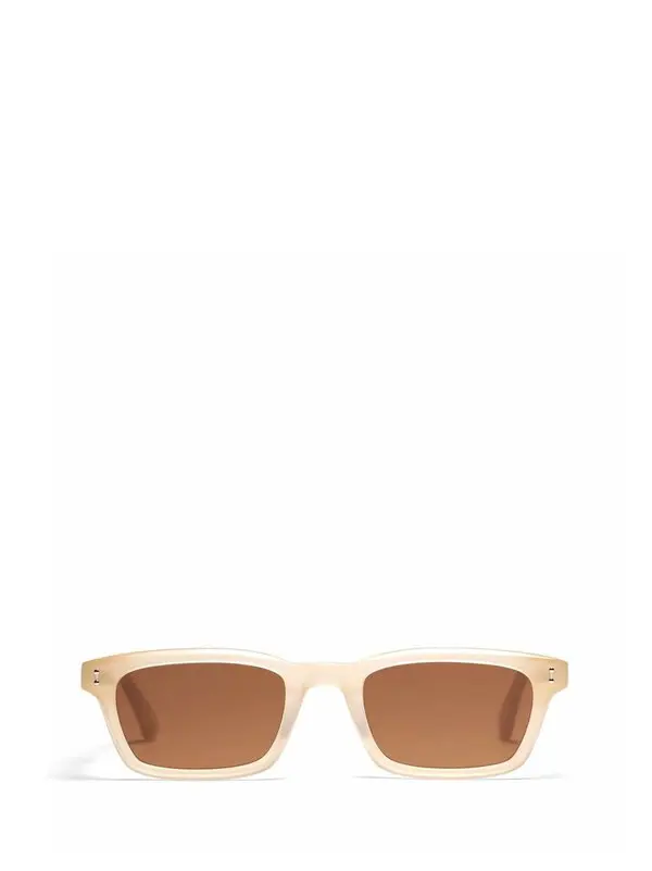 PETER AND MAY Rectangular Sunglasses - Sand / Brown