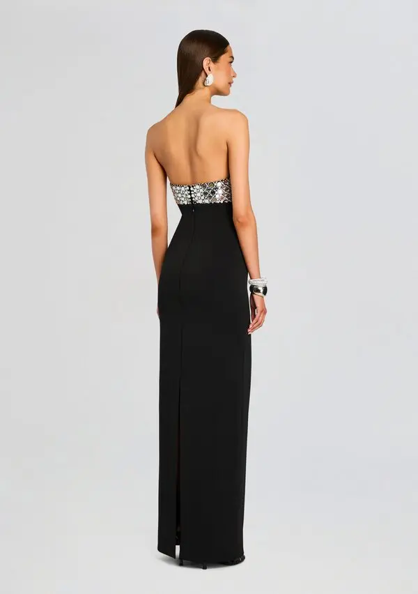 Retrofete Esmerelda Strapless Sequin Dress
