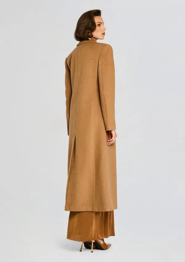 SEROYA Leche Wool Coat - Camel