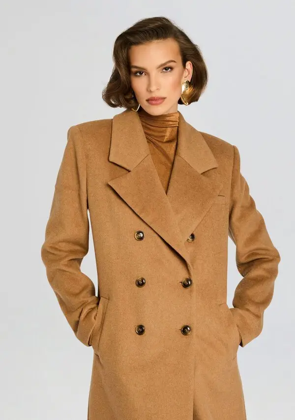 SEROYA Leche Wool Coat - Camel
