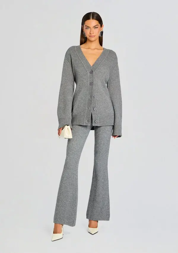 SEROYA Denise Cardigan - Medium Grey