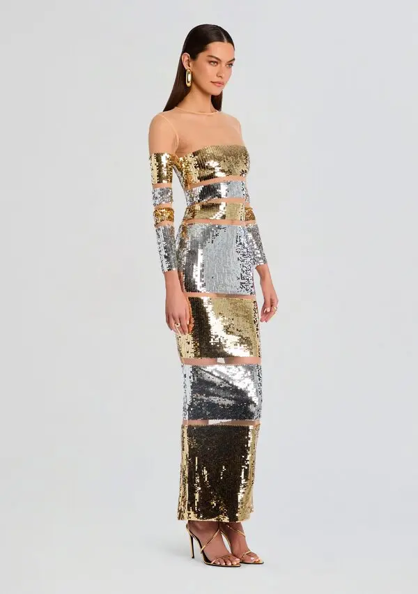 Retrofete Desi Sequin Dress