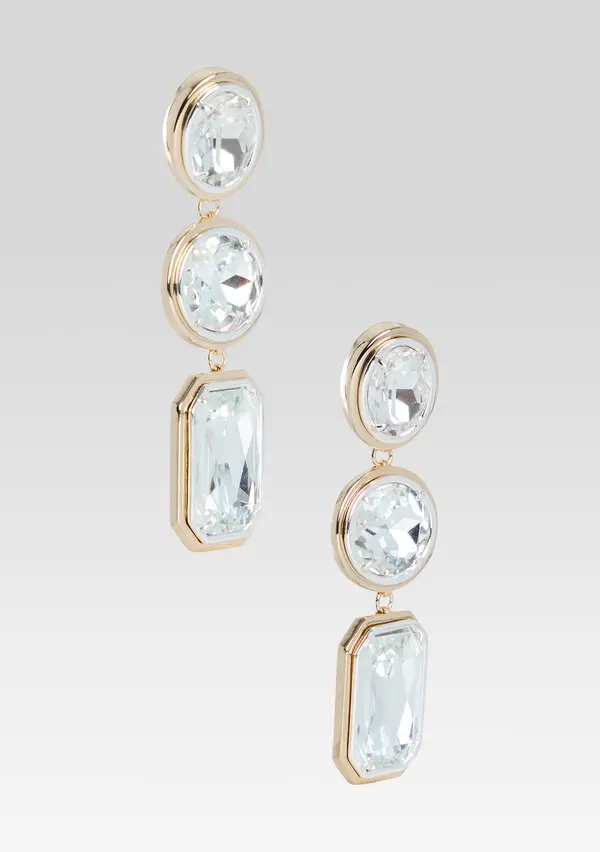 Retrofete Camille Gemstone Drop Earrings