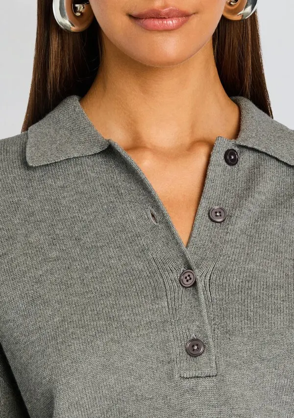 SEROYA Lilly Mini Dress - Medium Grey