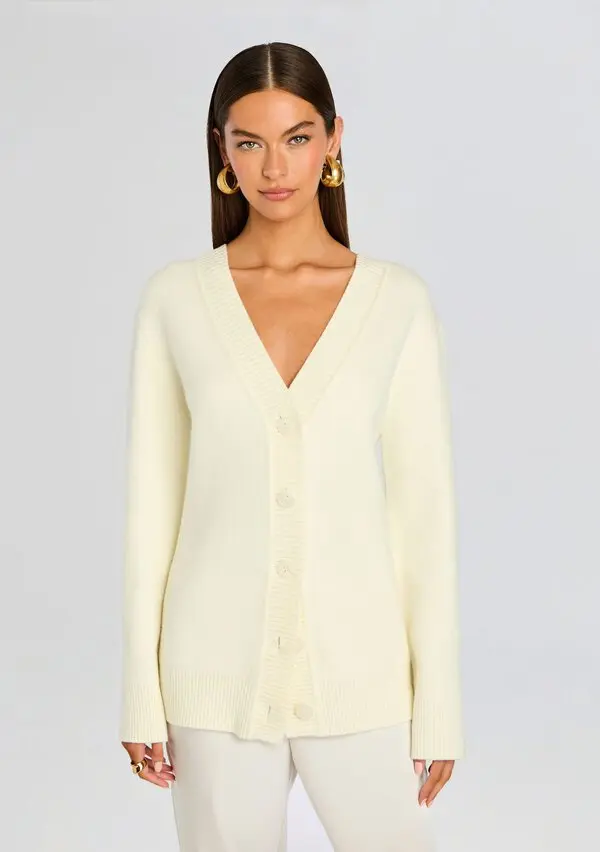 SEROYA Denise Cardigan - Eggshell