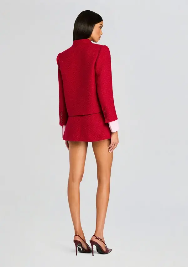 SEROYA Karla Boucle Mini Skirt