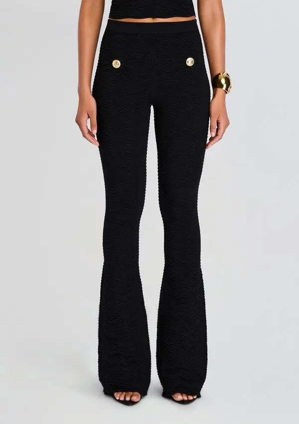 Retrofete Joliet Knit Pant - Metallic Black