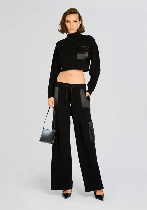 SEROYA Knit Cargo Pant