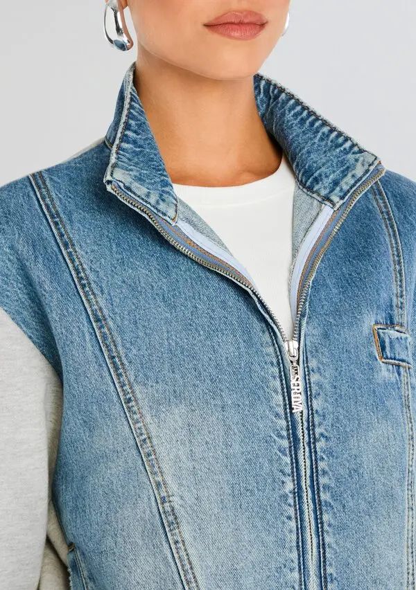 SEROYA Page Terry Denim Jacket