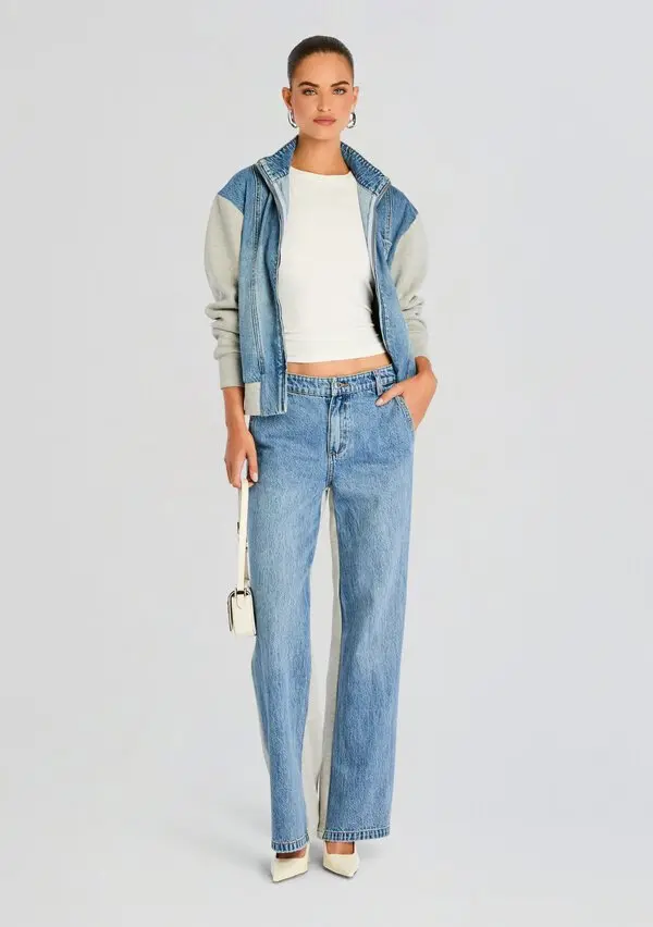 SEROYA Page Terry Denim Jacket