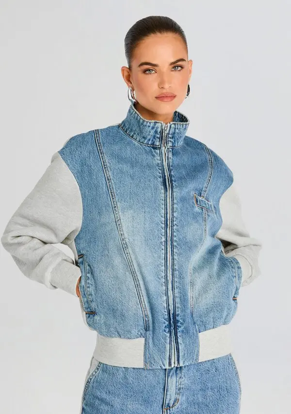 SEROYA Page Terry Denim Jacket