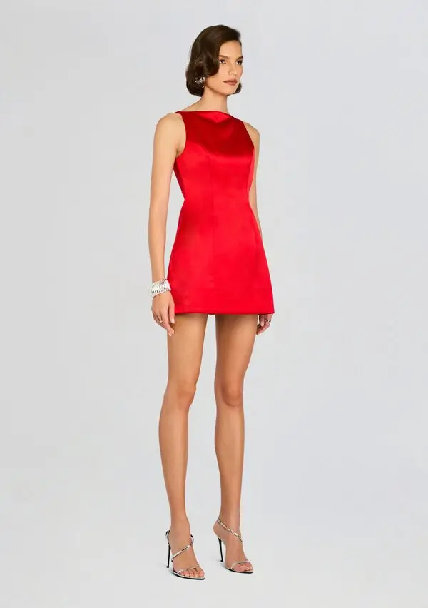 Retrofete Livie Mini Dress - Red