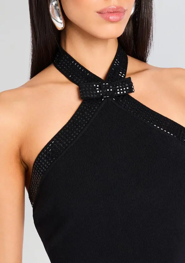 Retrofete Lettie Embellished Knit Top