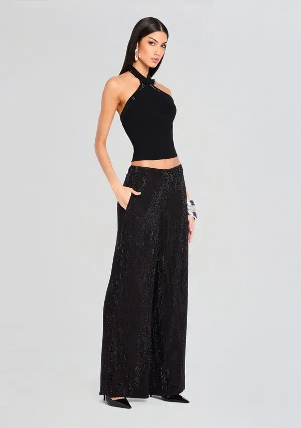 Retrofete Lettie Embellished Knit Top