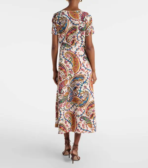 Etro Printed Midi Dress - Multicoloured